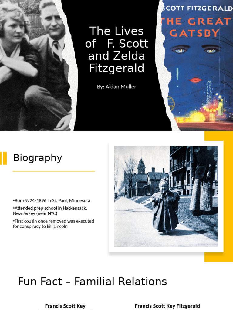 Fitzgerald Powerpoint | PDF | F. Scott Fitzgerald | Zelda Fitzgerald