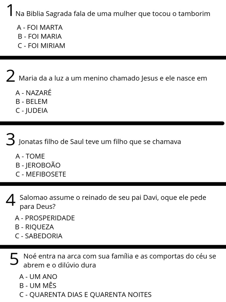 Na Biblia Sagrada Fala de Uma Mulher Que Tocou o Tamborim PDF | PDF