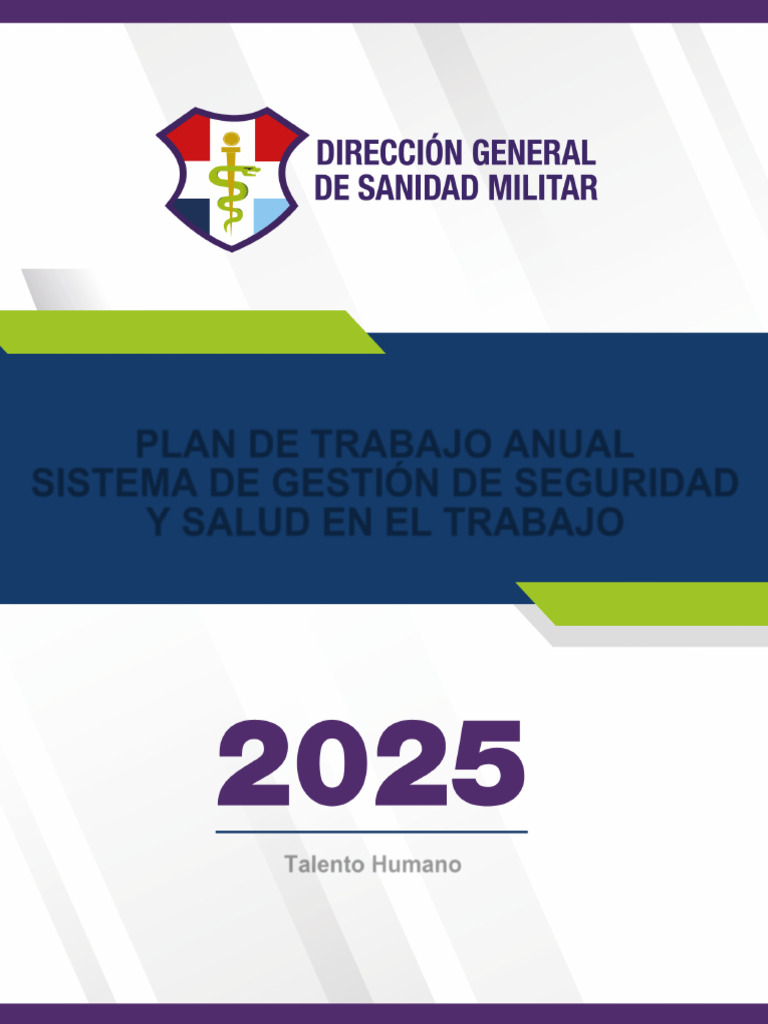 Plan de Trabajo Anual SG-SST - 2025 | PDF | Seguridad y salud ocupacional