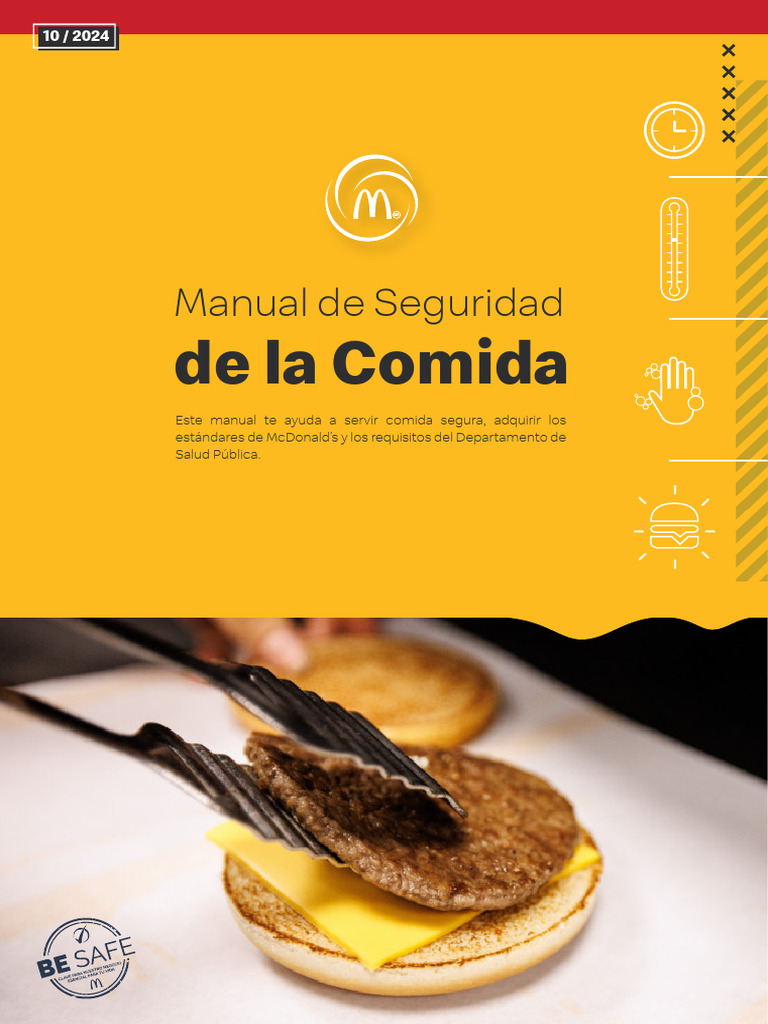 Manual-Seguridad-de-la-Comida | PDF | Lavado de manos | Alimentos