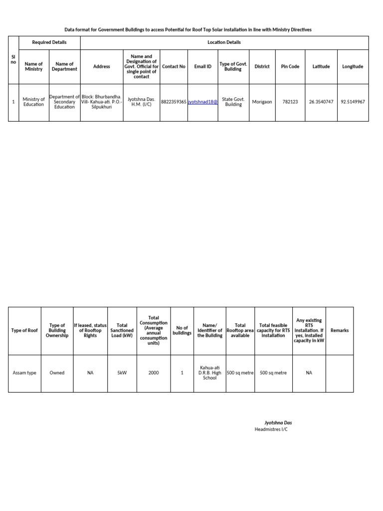 rooftop solar format | PDF | Renewable Energy | Power (Physics)
