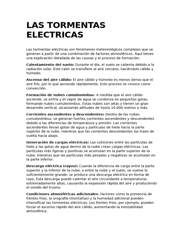 Prac-Grs13 Tormentas Electricas | PDF