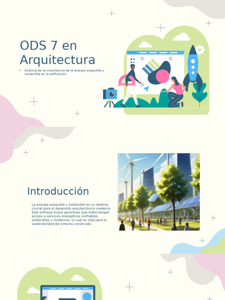ODS 7 en Arquitectura | PDF | Sustentabilidad | Energía renovable