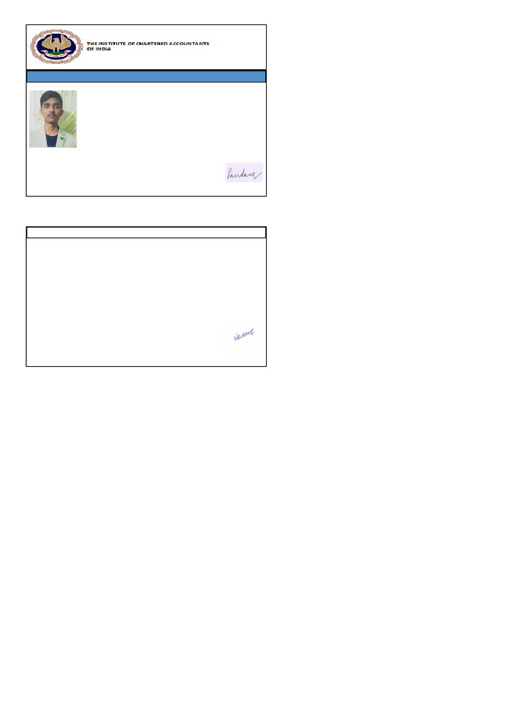 Duplicate Student Identity Card | PDF