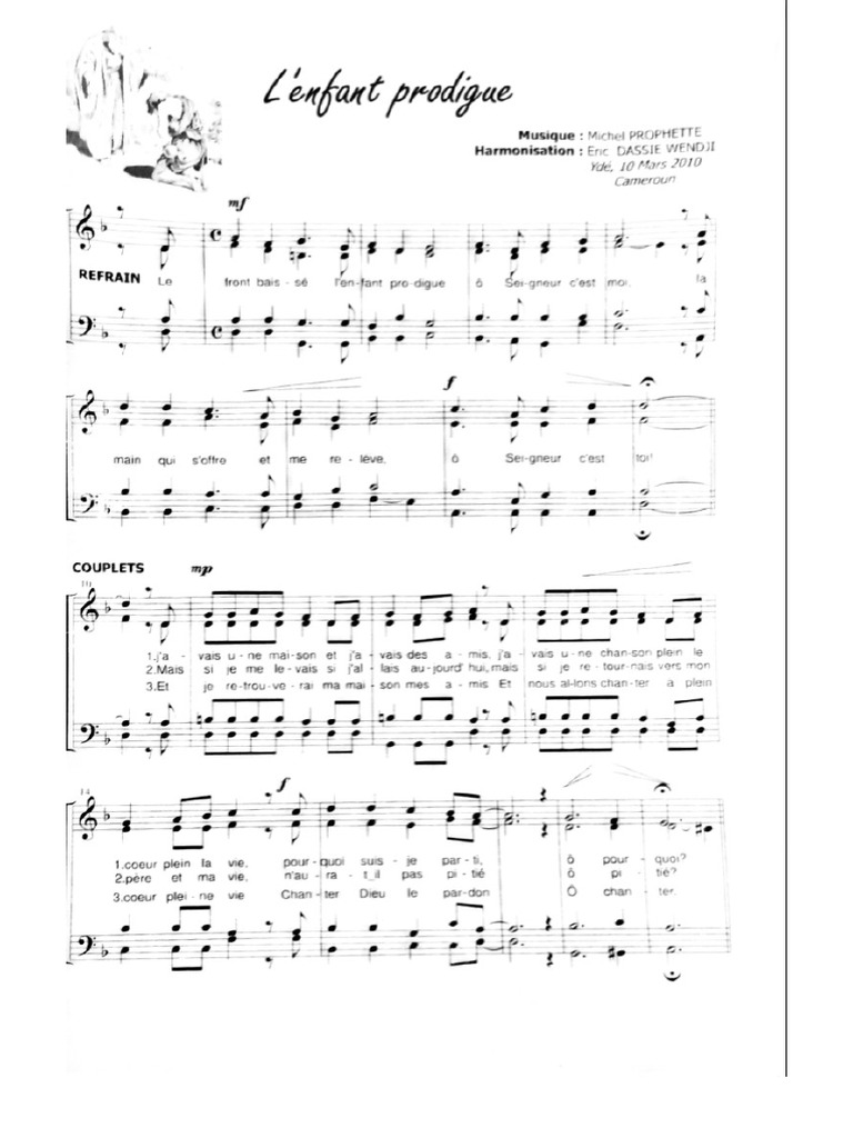 L'enfant Prodigue | PDF