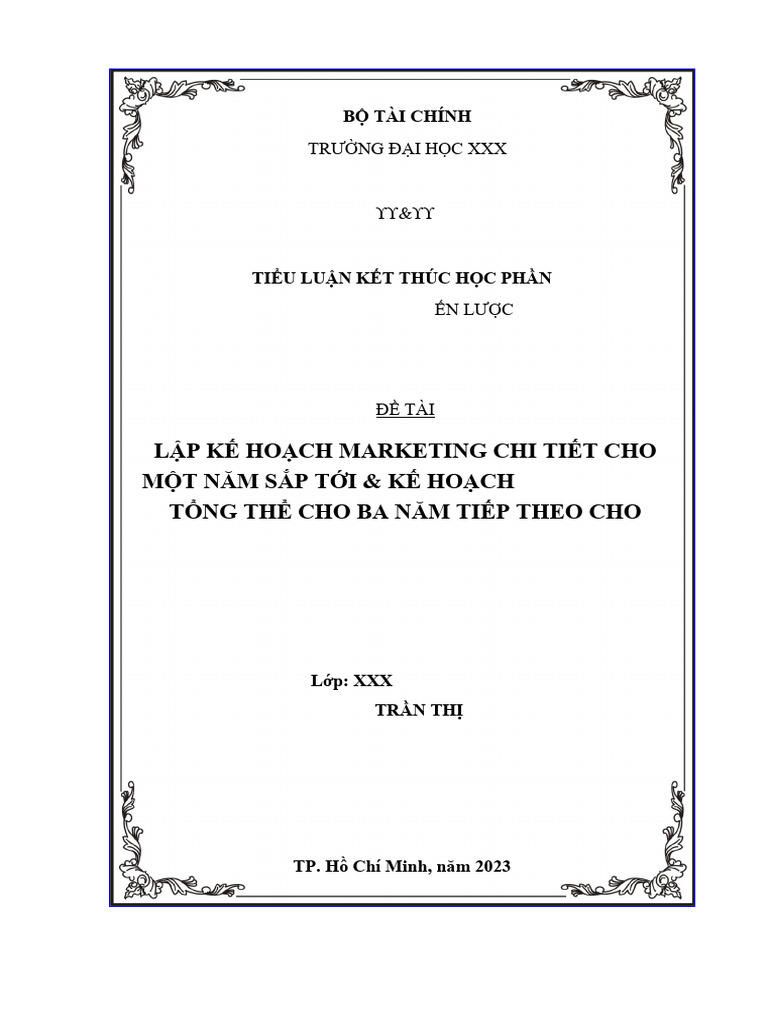 [123doc] - tieu-luan-marketing-chien-luoc-lap-ke-hoach-marketing-chi-tiet-cho-mot-nam-sap-toi-ke ...