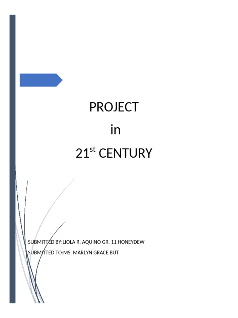 21st Century Project by Liola Aquino | PDF