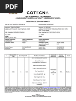 Zimbabwe Customs Road Manifest Form | PDF