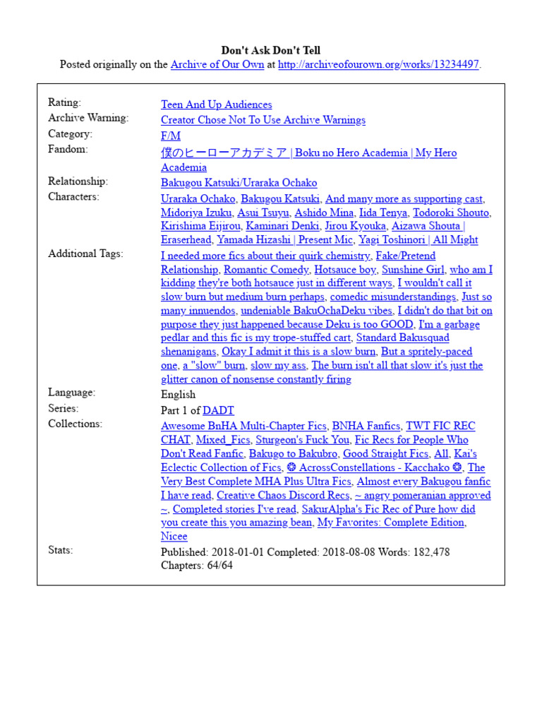 Dont Ask Dont Tell | PDF