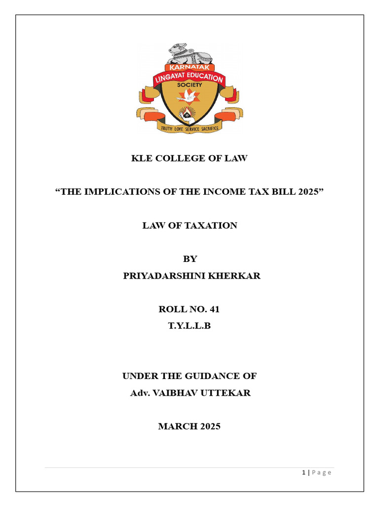 Research Project Law of Taxation | PDF | Tax Deduction | Taxes