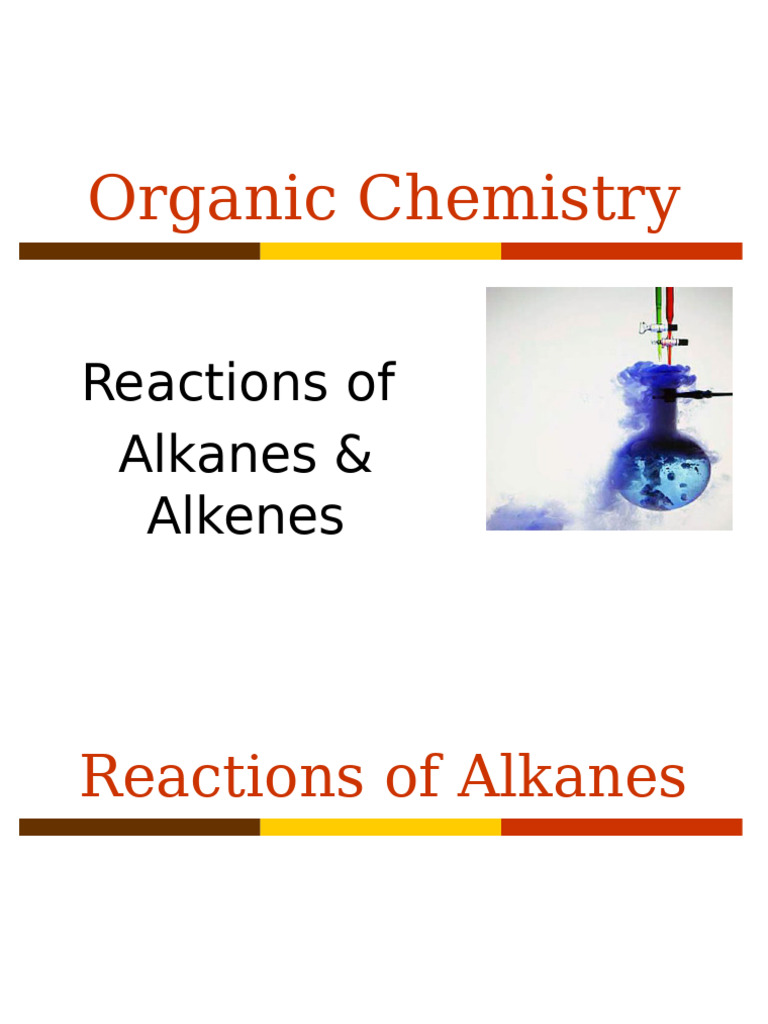 Alkane Alkene Rxns Notes | PDF | Alkane | Alkene