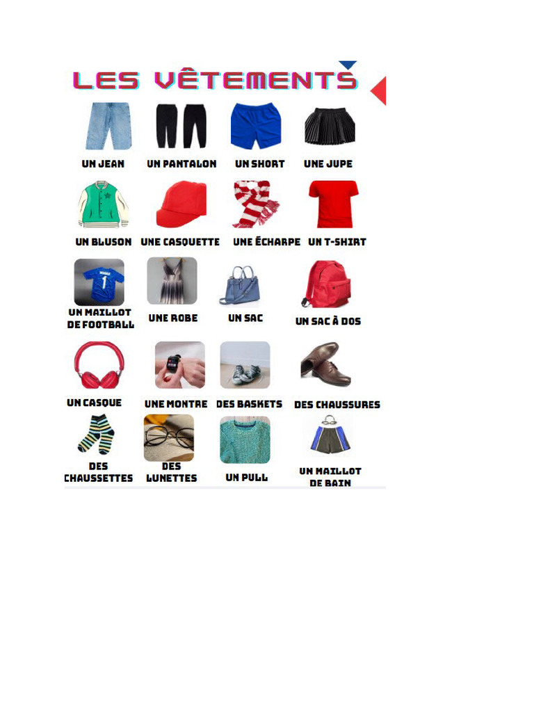 Les Vêtements | PDF
