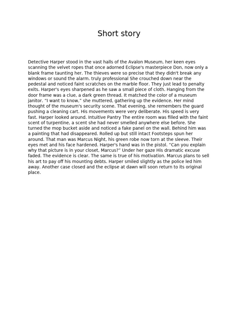 Short Story | PDF