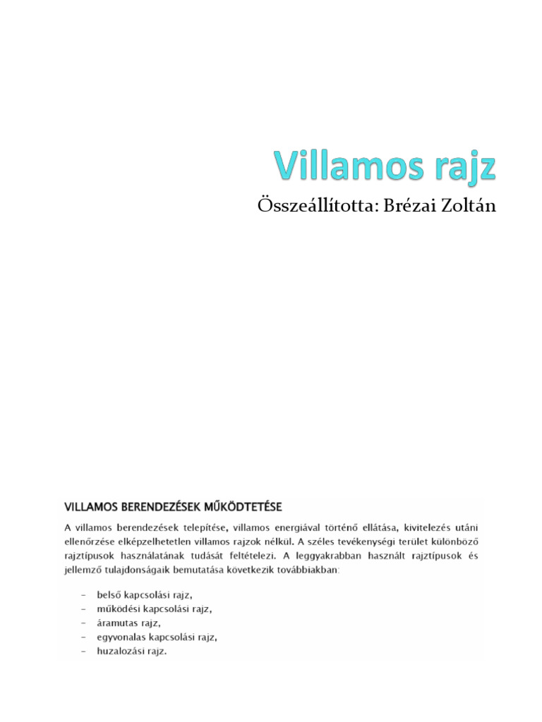 (2) Villamos rajz (33) | PDF
