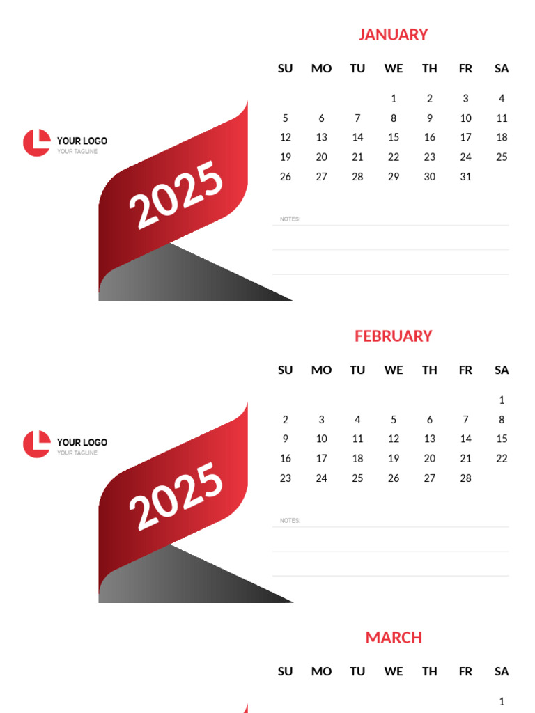 2 1951 Red Ribbon 2025 Calendar PGO | PDF