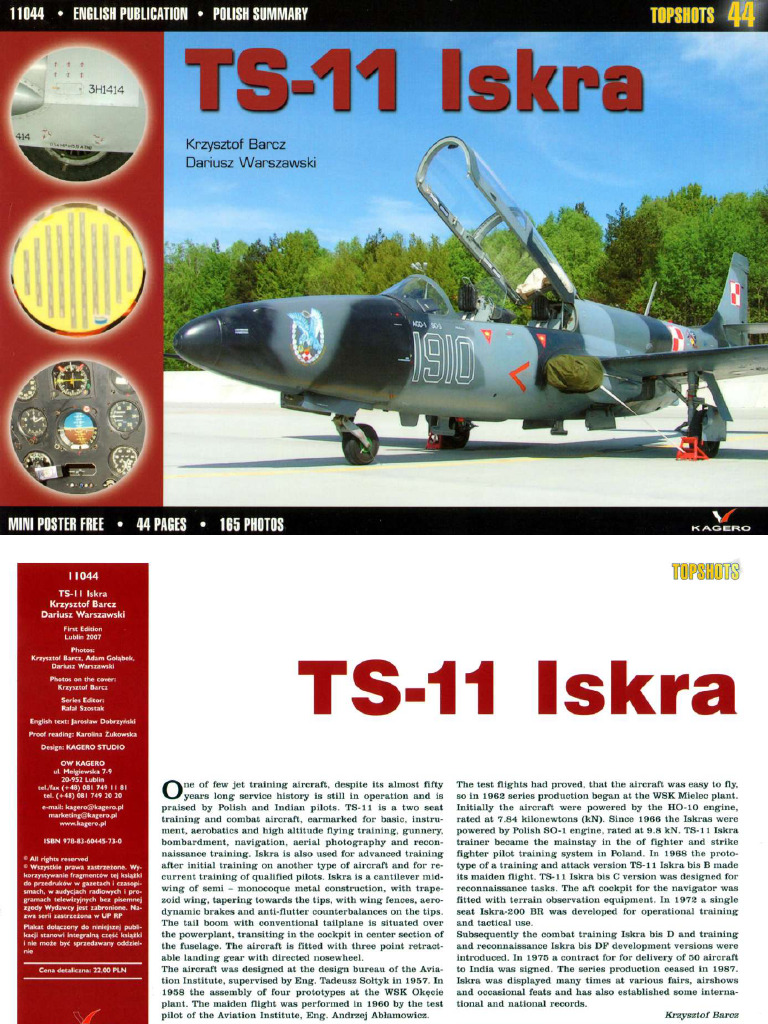 TS-11 Iskra Training Aircraft | PDF