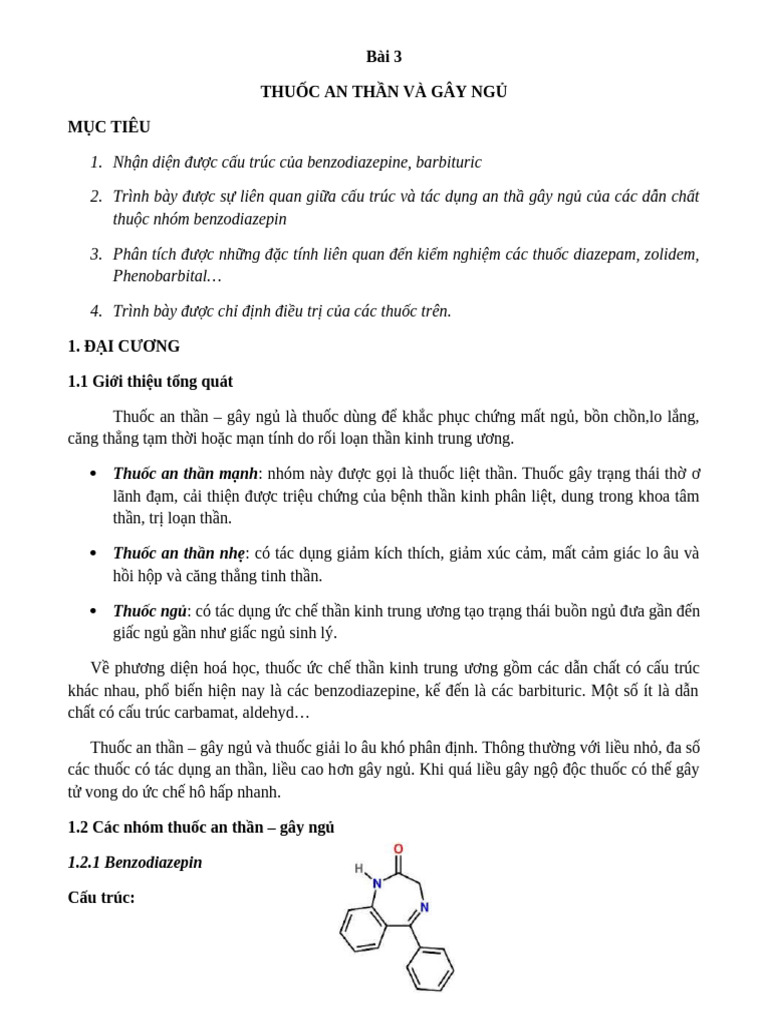 bai 3 - thuoc an than gay ngu | PDF