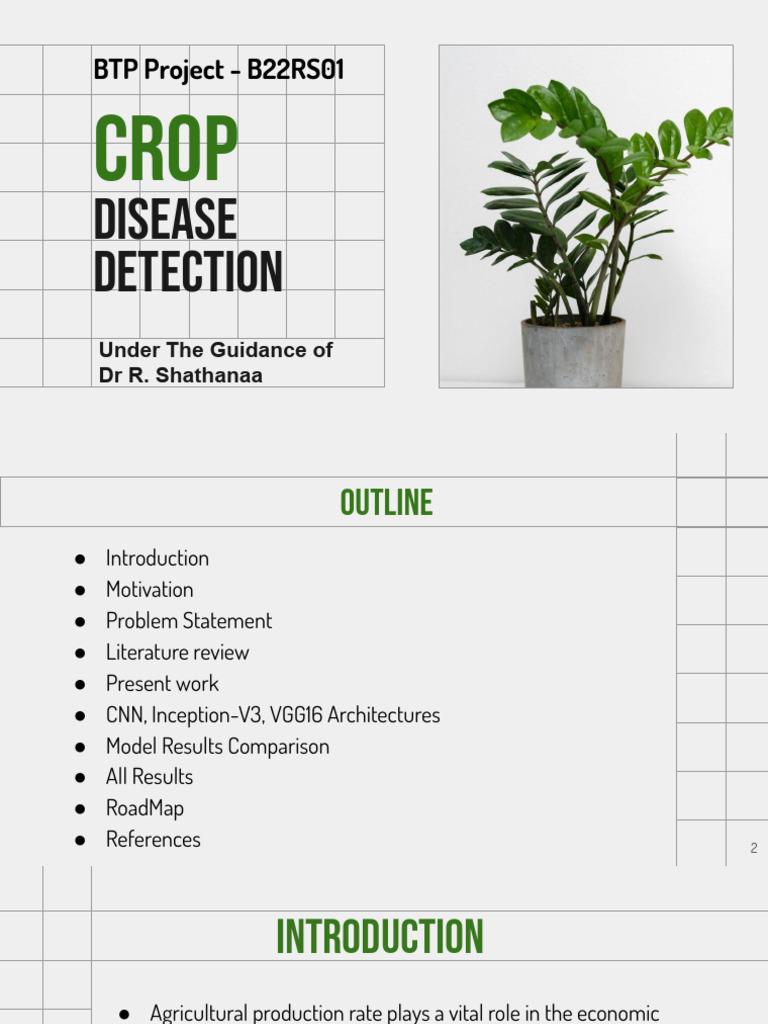 Crop Disease Detection Slides Pdf Cross Validation Statistics