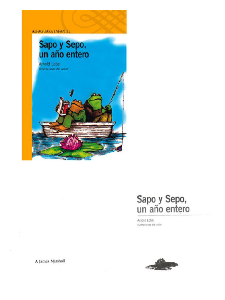 Sapo y Sepo, Un Año Entero - Arnold Lobel | PDF
