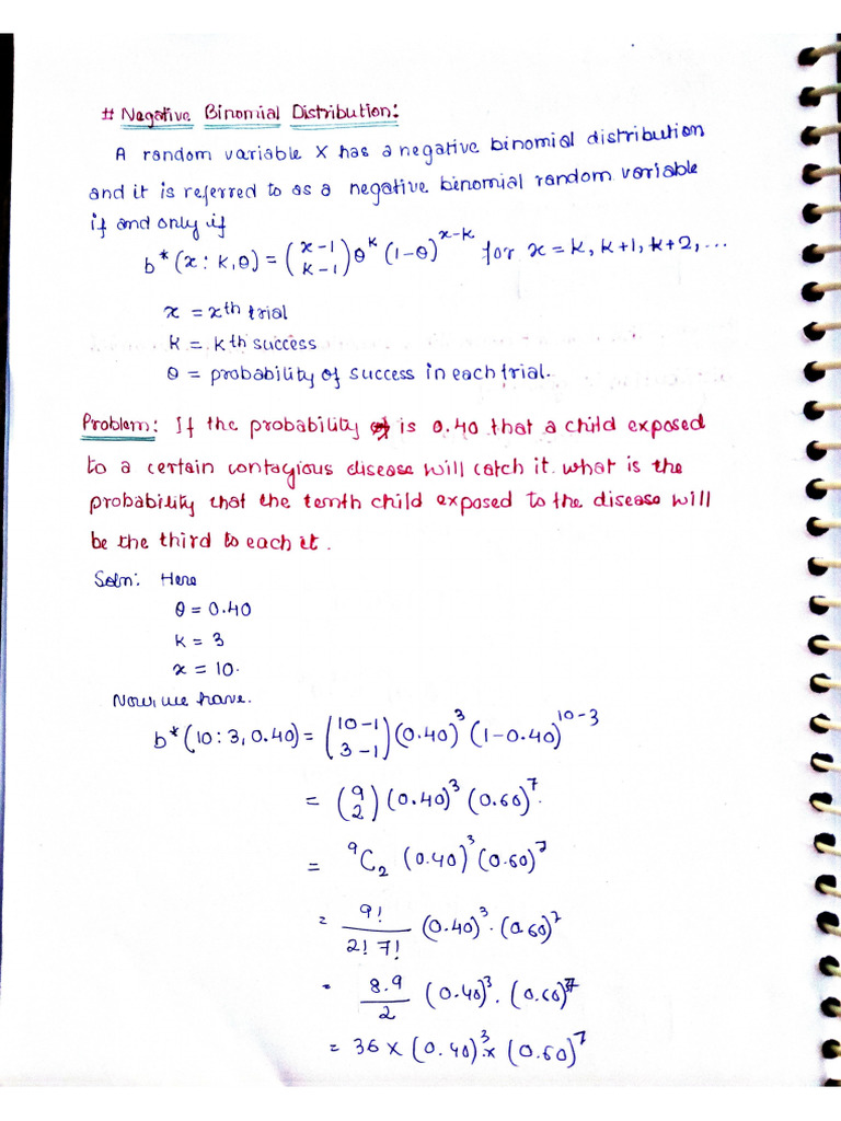 Negative Binomial | PDF