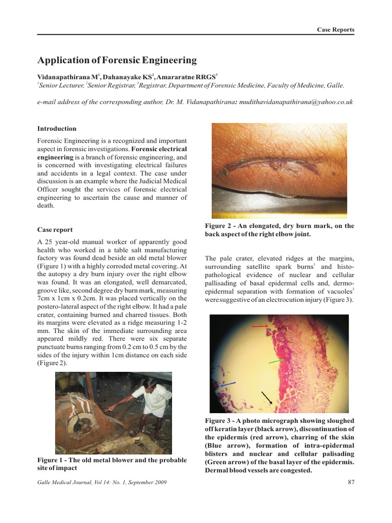 Application of Forensic Engineering To Pathology | PDF
