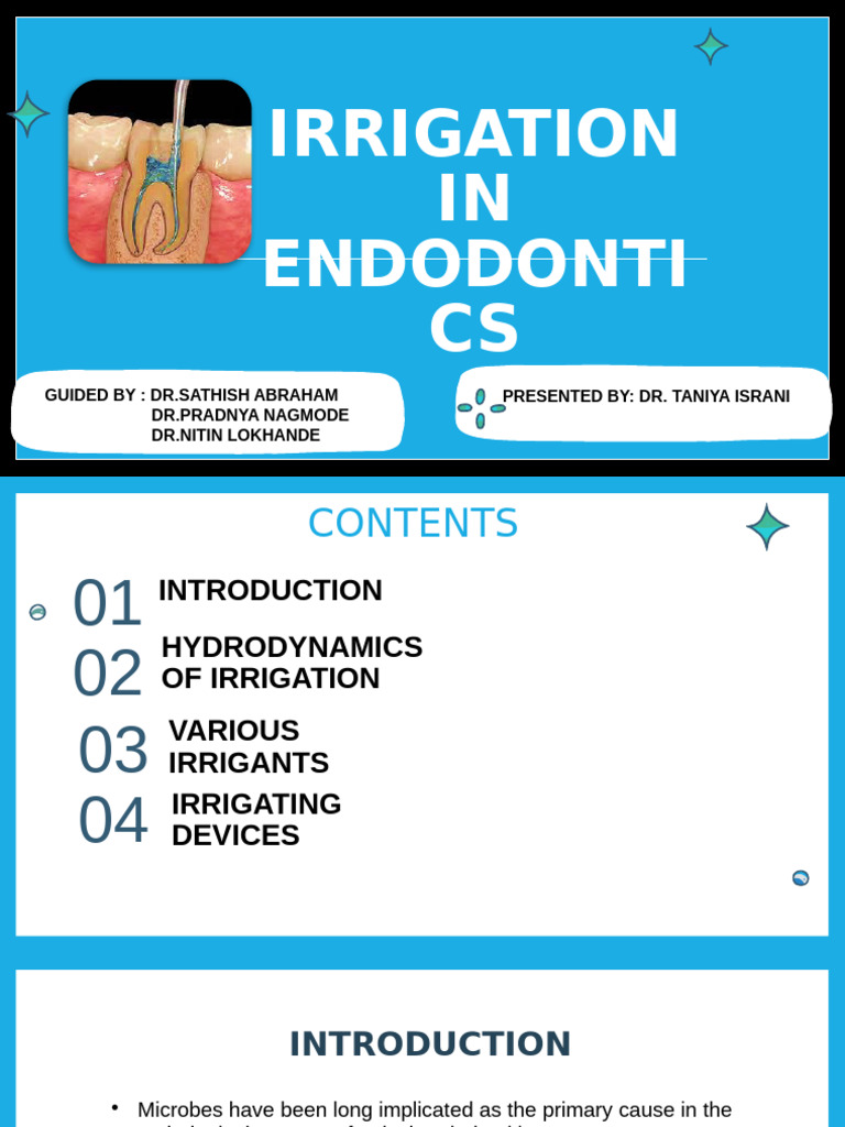 Irrigation in Endodontics | PDF | Chemical Substances