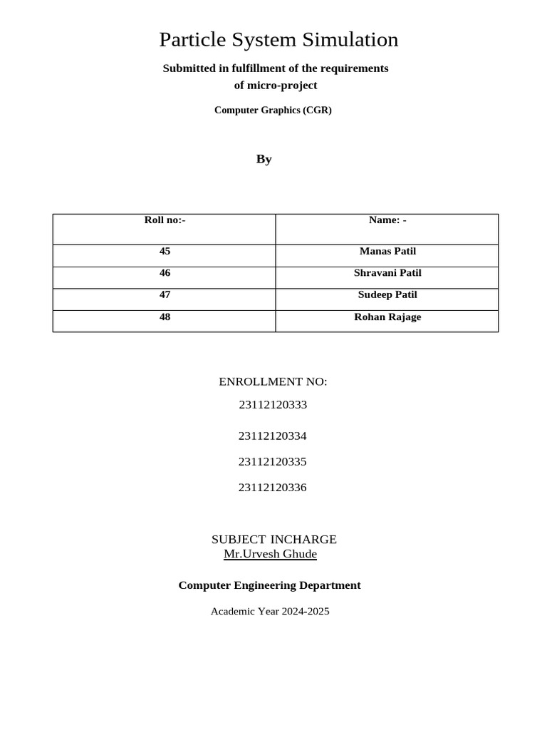OOP microproject 45-48 | PDF | Engineering | Simulation