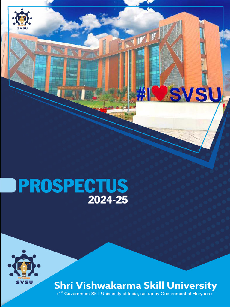 PROSPECTUS 2024-25 Compressed | PDF | Academic Administration | Academia