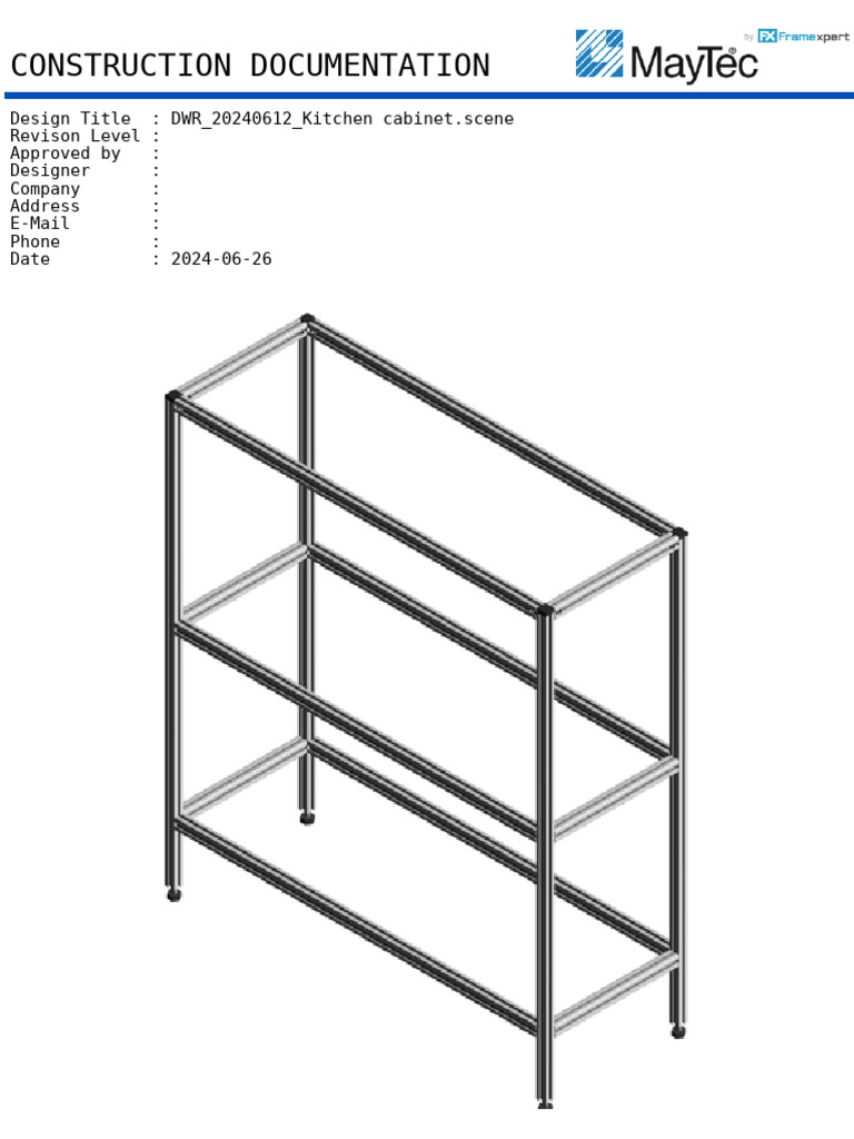 BOM 20240626 Kictchen Cabinet v2 | PDF | Manufactured Goods