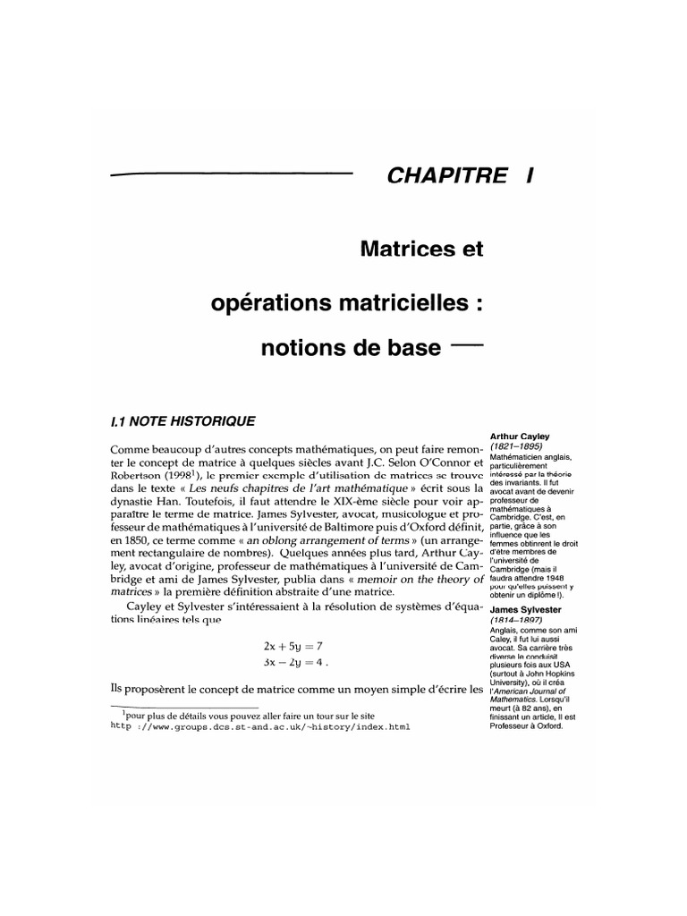 Matrices 1 | PDF