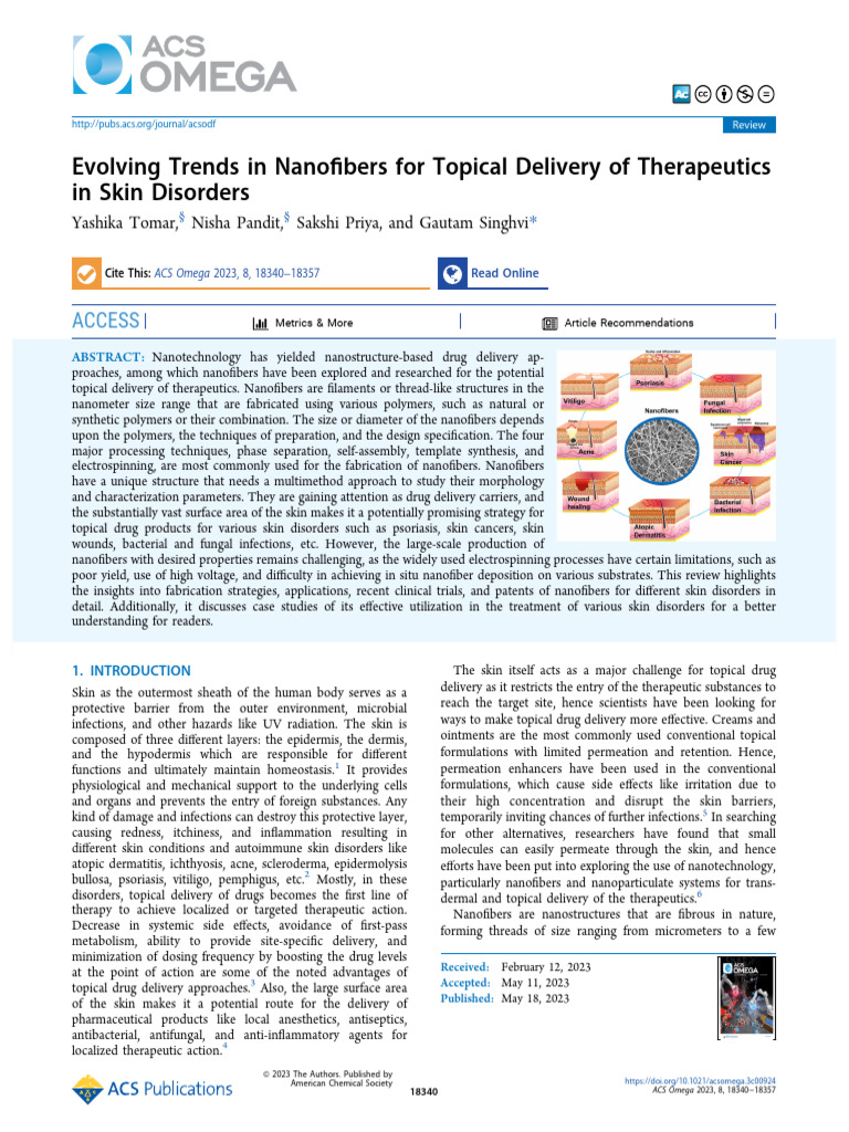 tomar-et-al-2023-evolving-trends-in-nanofibers-for-topical-delivery-of ...