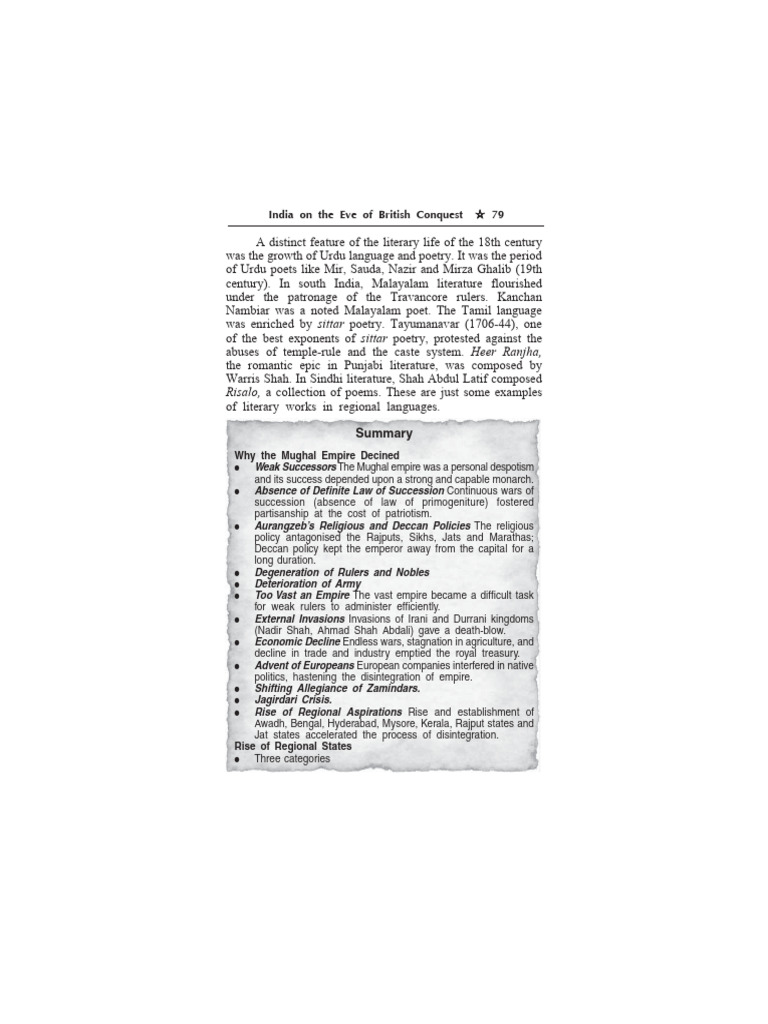 Sittar Poetry in 18th Century India | PDF