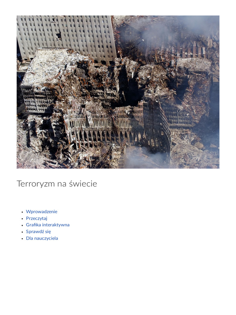 Terroryzm Na Swiecie | PDF
