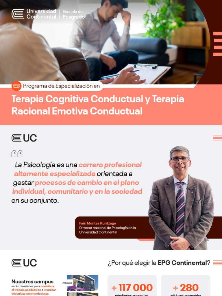 Brochure Digital Petcc 1 | PDF | Terapia racional de comportamiento emotivo | Psicoterapia