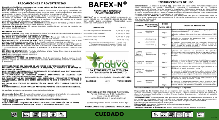 bafex-_n_ultima_10.12.2019 verde | PDF | Riego | Agua