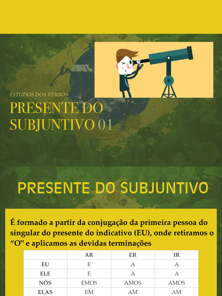 Estudo do Presente do Subjuntivo | PDF