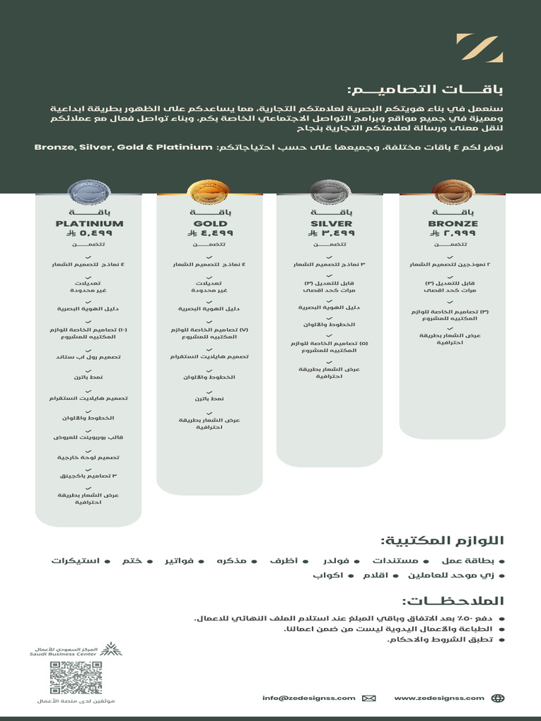 Zedesigns Saudi Proposal Brand Identity 2025 | PDF