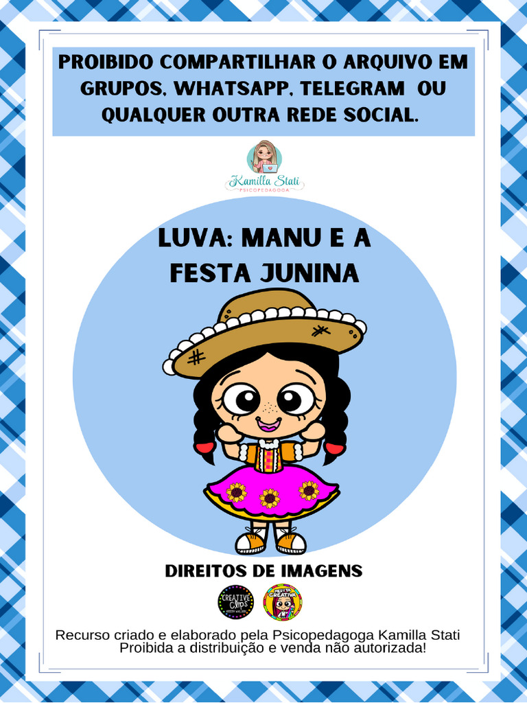 240 Luva Manu e A Festa Junina Rqltob | PDF