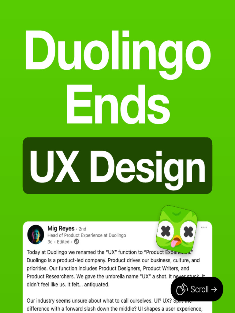 Duolingo Ends UX Design | PDF