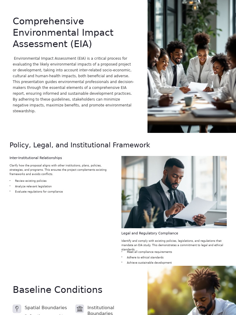 Comprehensive Environmental Impact Assessment EIA | PDF | Environmental ...