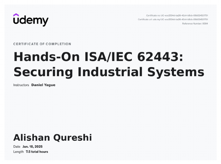 Hands - On IEC 62443 Securing Industrial Systems | PDF