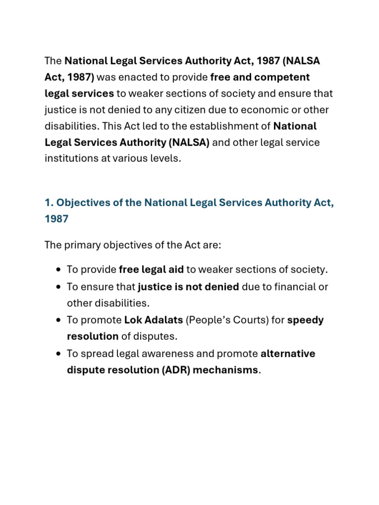 LEGAL AID ANS | PDF | Legal Aid | Rule Of Law