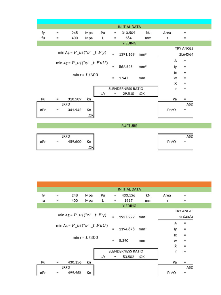 Tension & Compression Design | PDF | Pressure