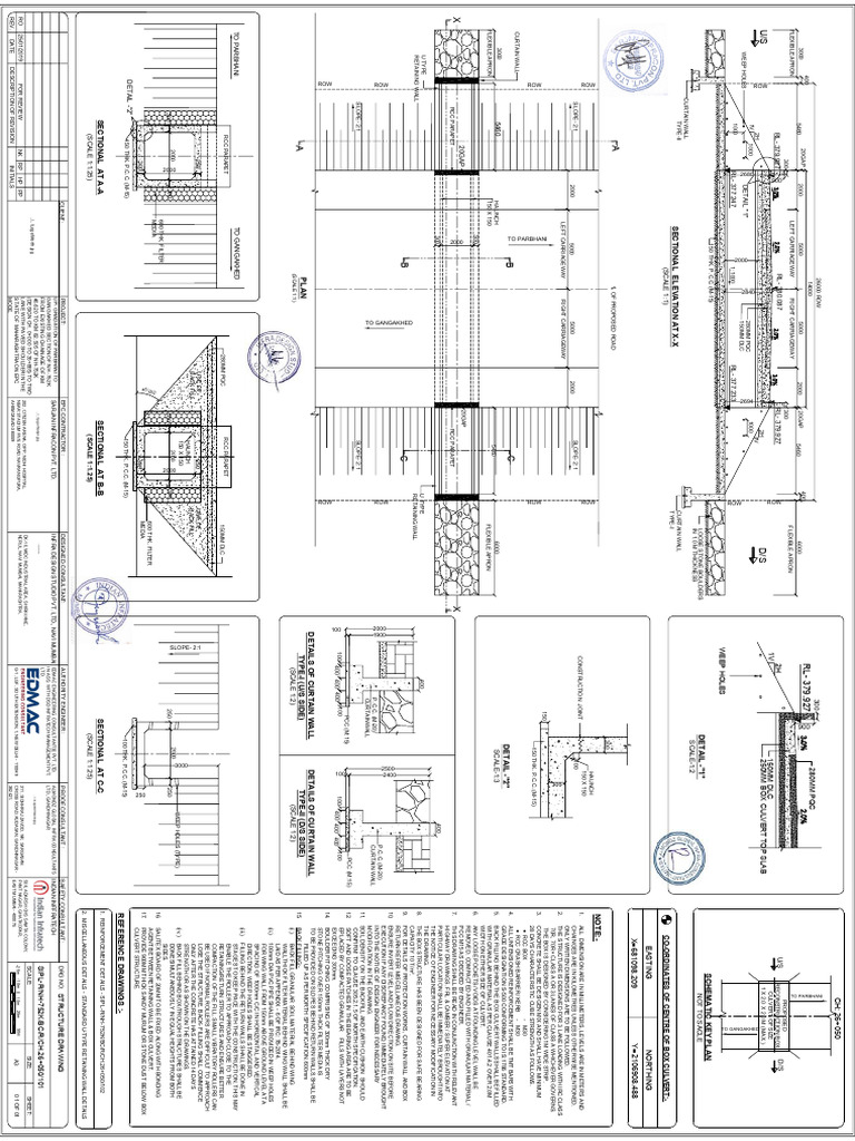Box_Culvert_26+050_DWG. | PDF | Structural Engineering | Building ...