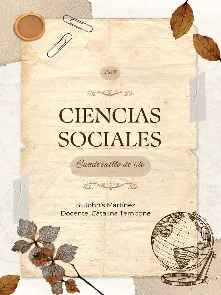 Ciencias sociales cuadernillo cs 6to | PDF
