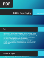 Little Boy Crying: A Poem Analysis | PDF | Poetry | Disciplines