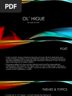 Analysis of "Ol'Higue" by Mark McWatt | PDF | Infants
