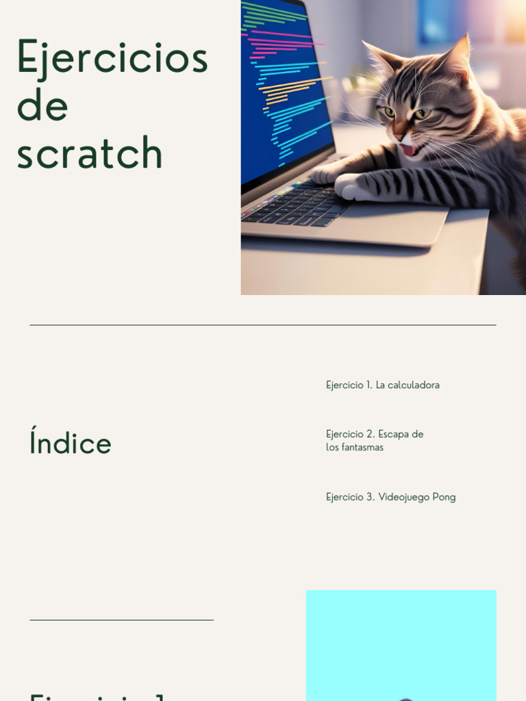 Ejercicios de Scratch | PDF | Scratch (lenguaje de programación)