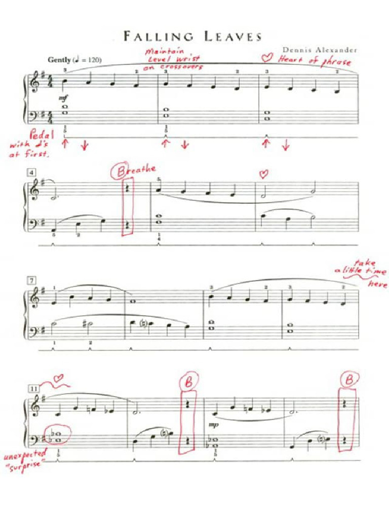 Dennis Alexander. Falling Leaves | PDF