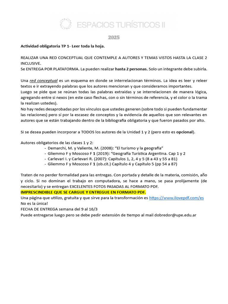 TP 1 Consigna - ET2 2025 | PDF